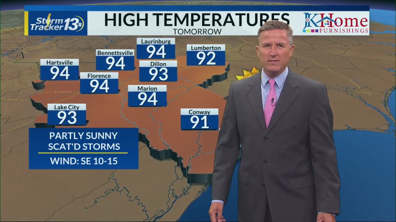 Hot weather lasts through the weekend – WBTW