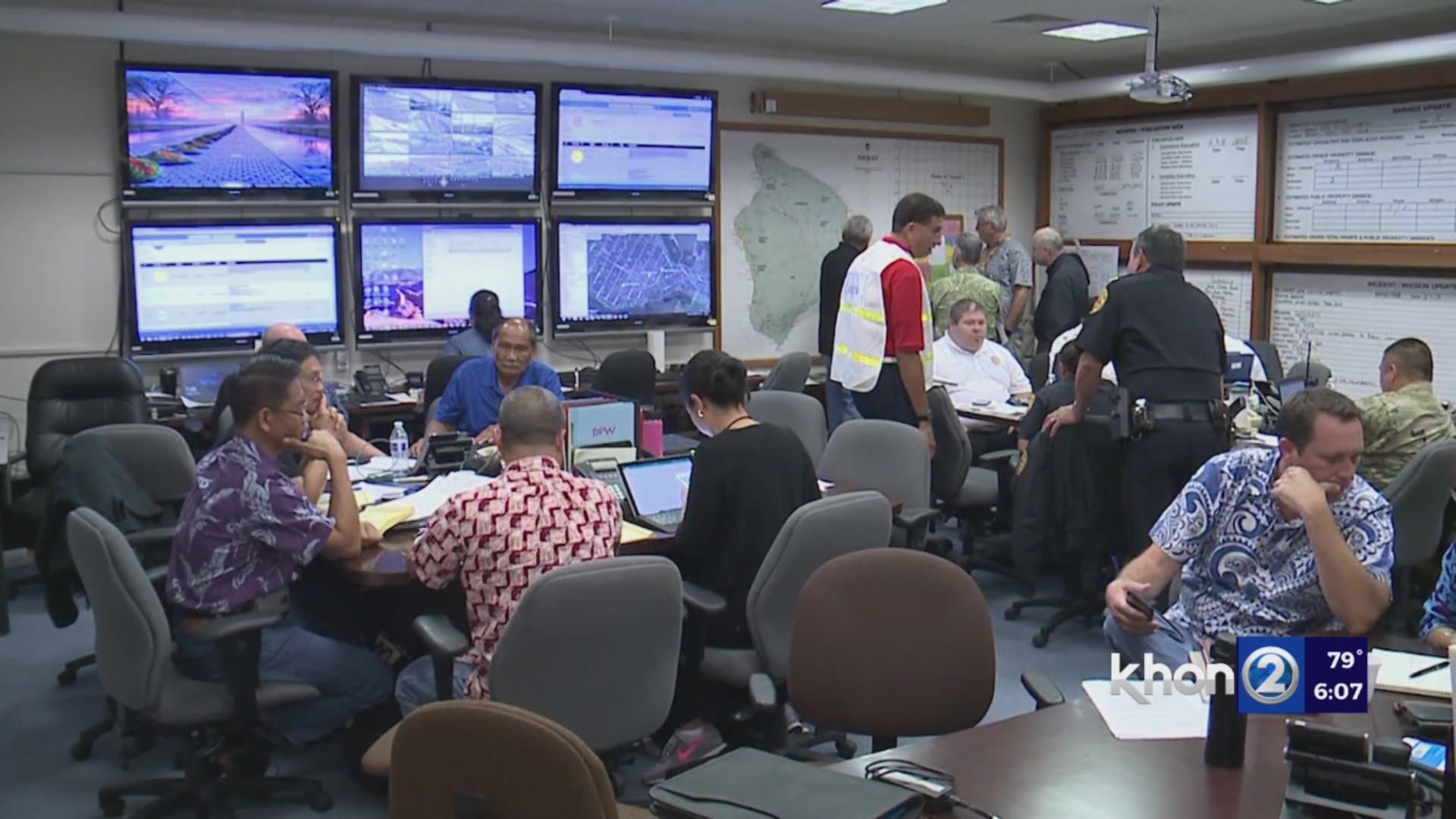 Hawaii County Civil Defense requesting new emergency operations center for 24 hour monitoring ...