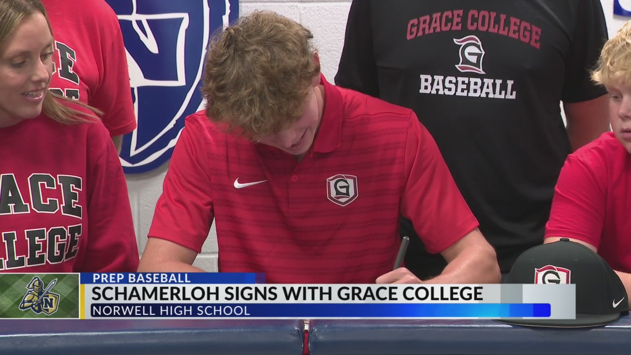 Norwell’s Noah Schamerloh signs with Grace College to play baseball ...