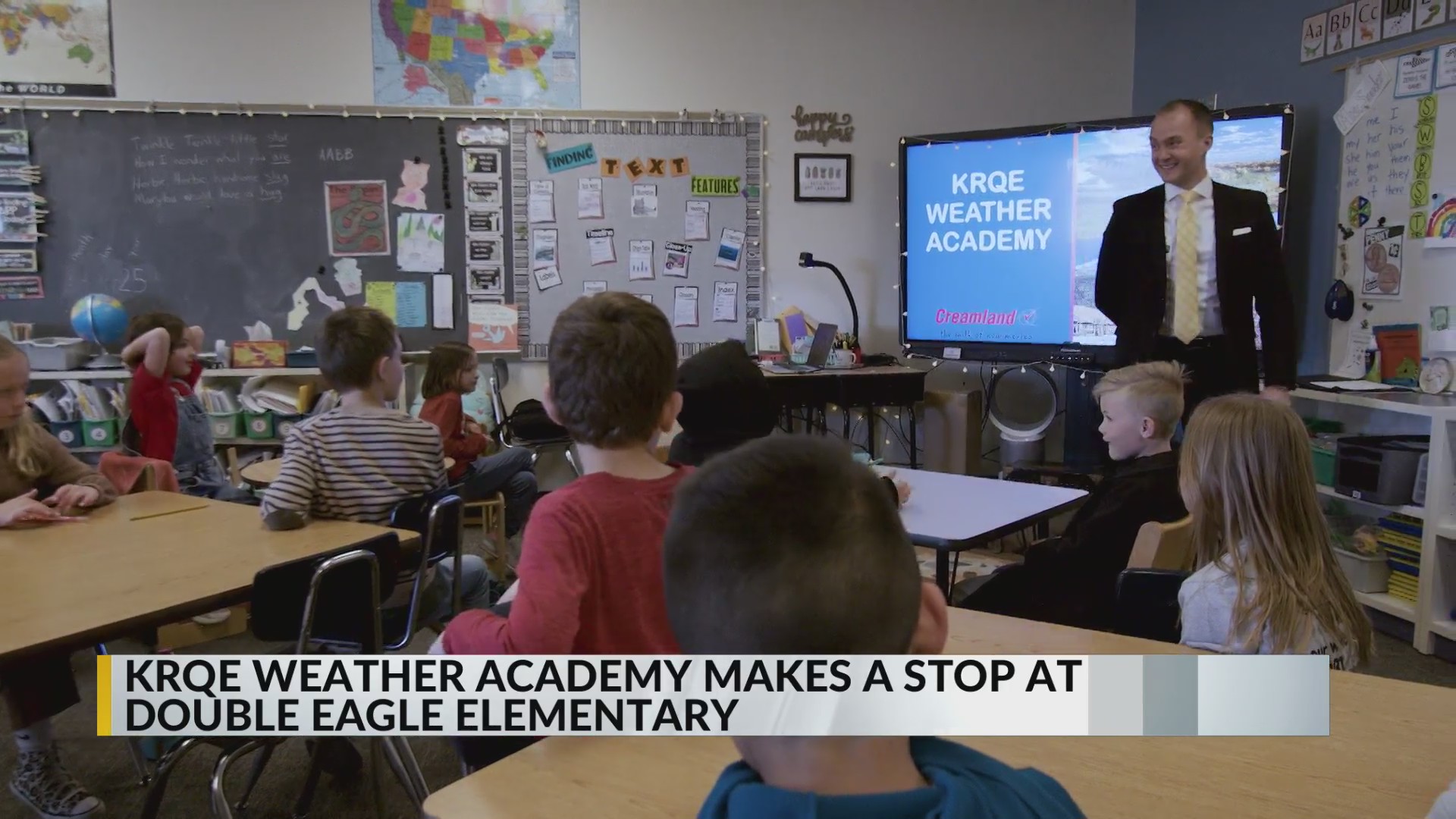 KRQE Weather Academy visits Double Eagle Elementary School – KRQE NEWS ...