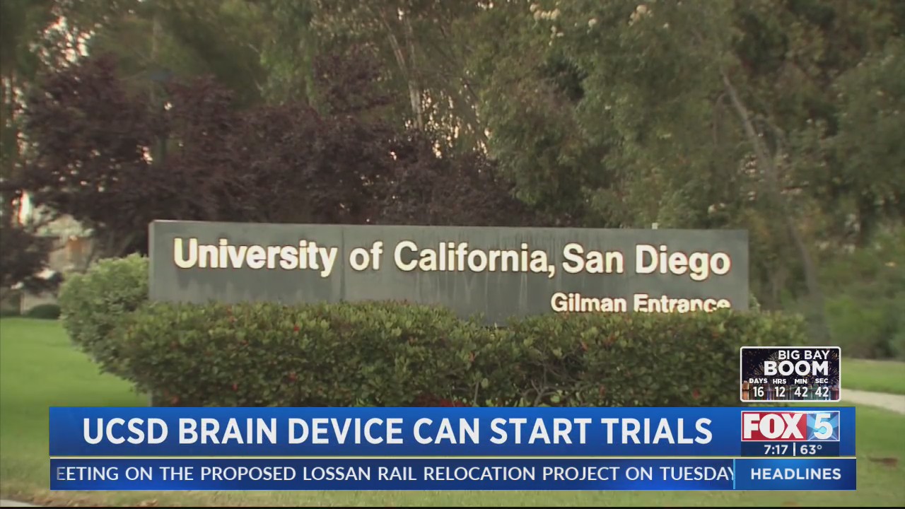 UCSD brain device can start trials – FOX 5 San Diego & KUSI News