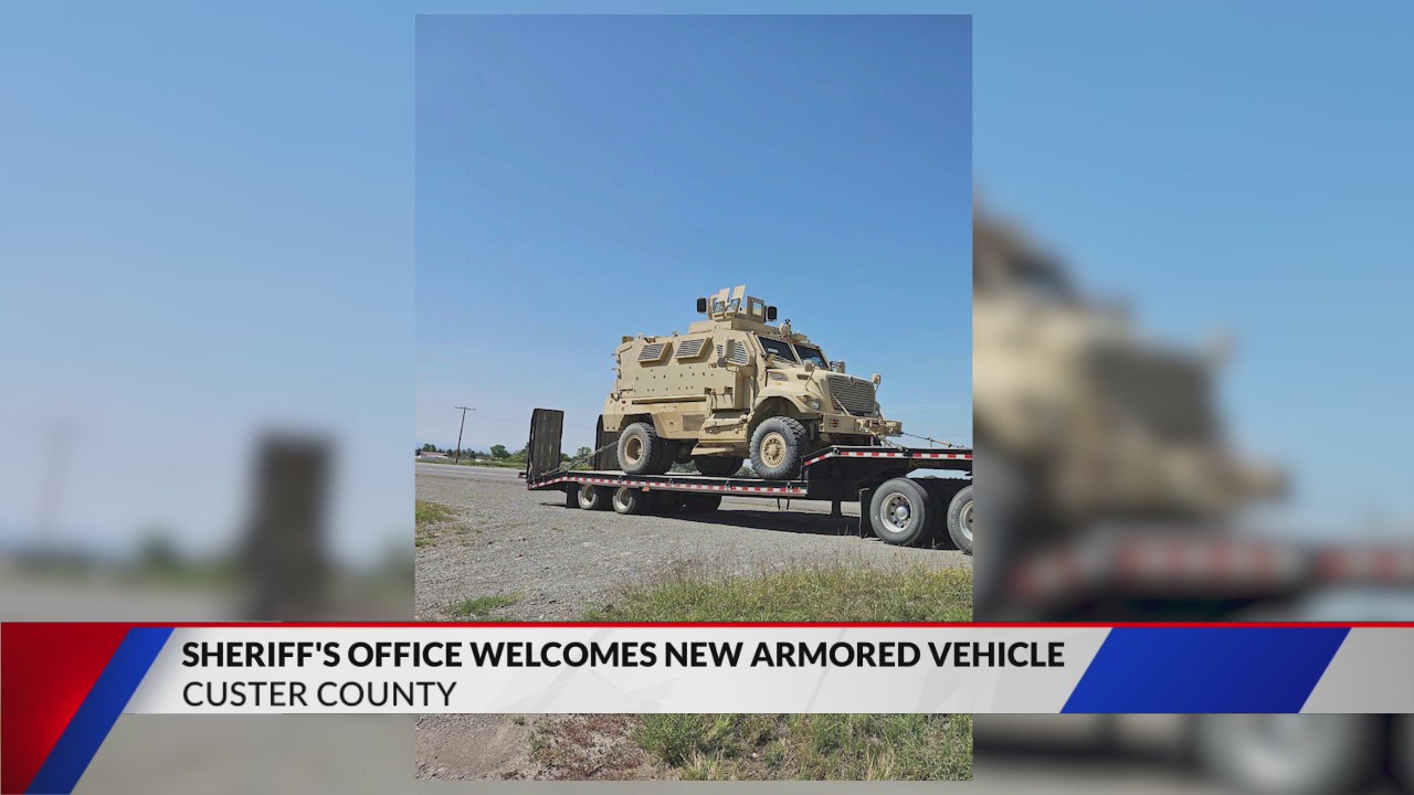 Custer County Sheriff’s Office gets new armored vehicle – FOX21 News ...