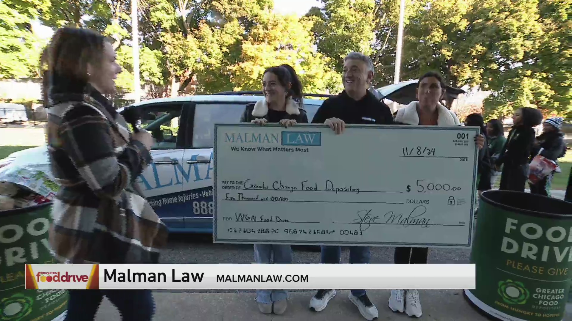 Malman Law: Food Drive 2024 – WGN-TV