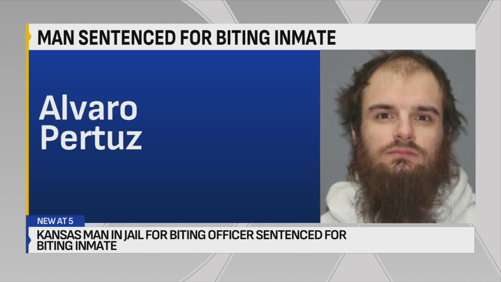 Kansas man in jail for biting officer sentenced for biting inmate – FOX ...