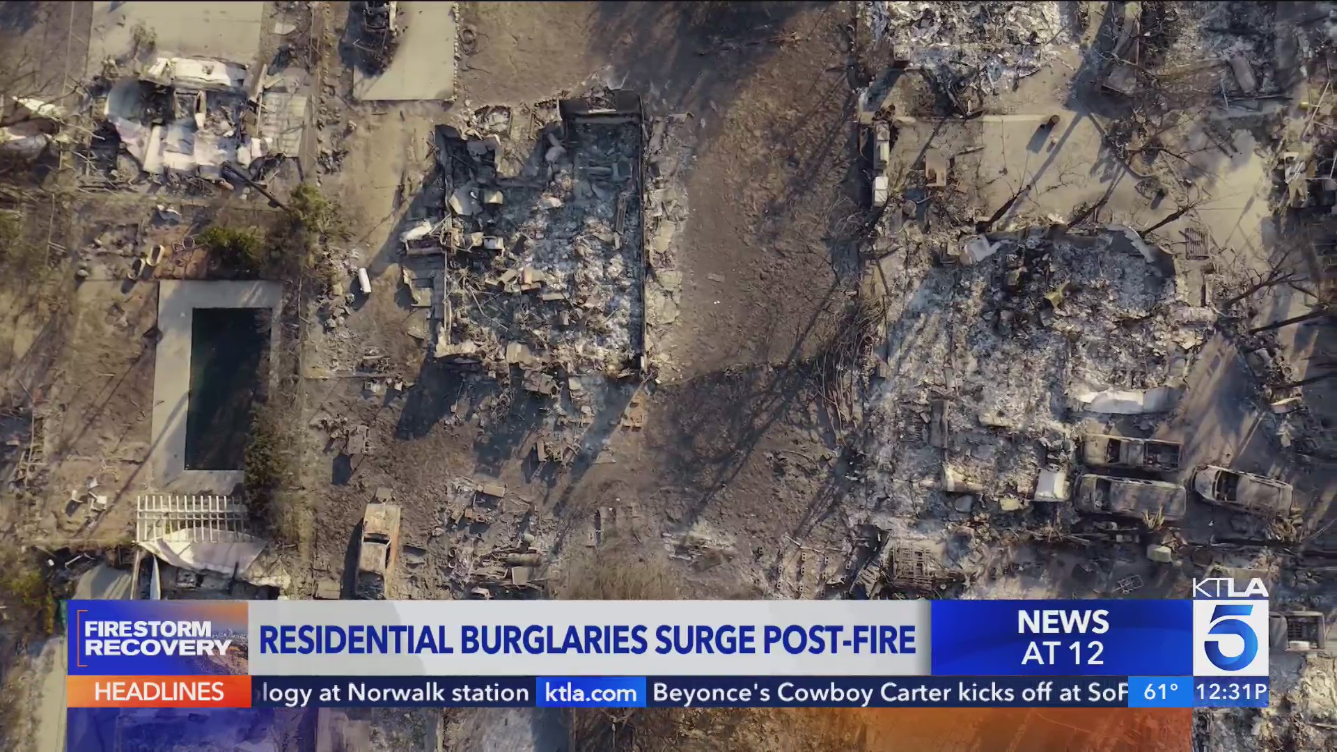 More trauma for fire victims: Burglaries soar in Eaton Fire burn scar ...