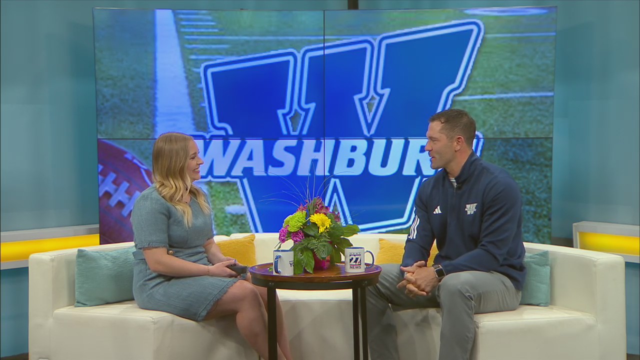 Washburn football new head coach joins morning show ahead of spring ...