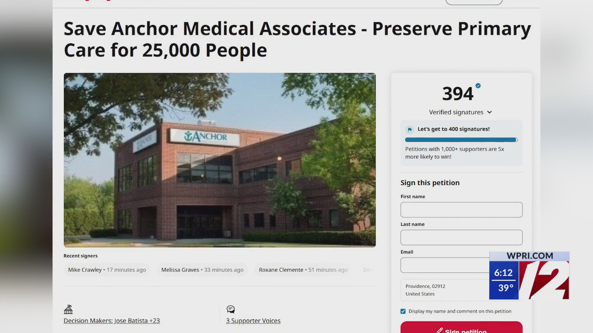 Patients push back as Anchor Medical prepares to shutter – WPRI.com