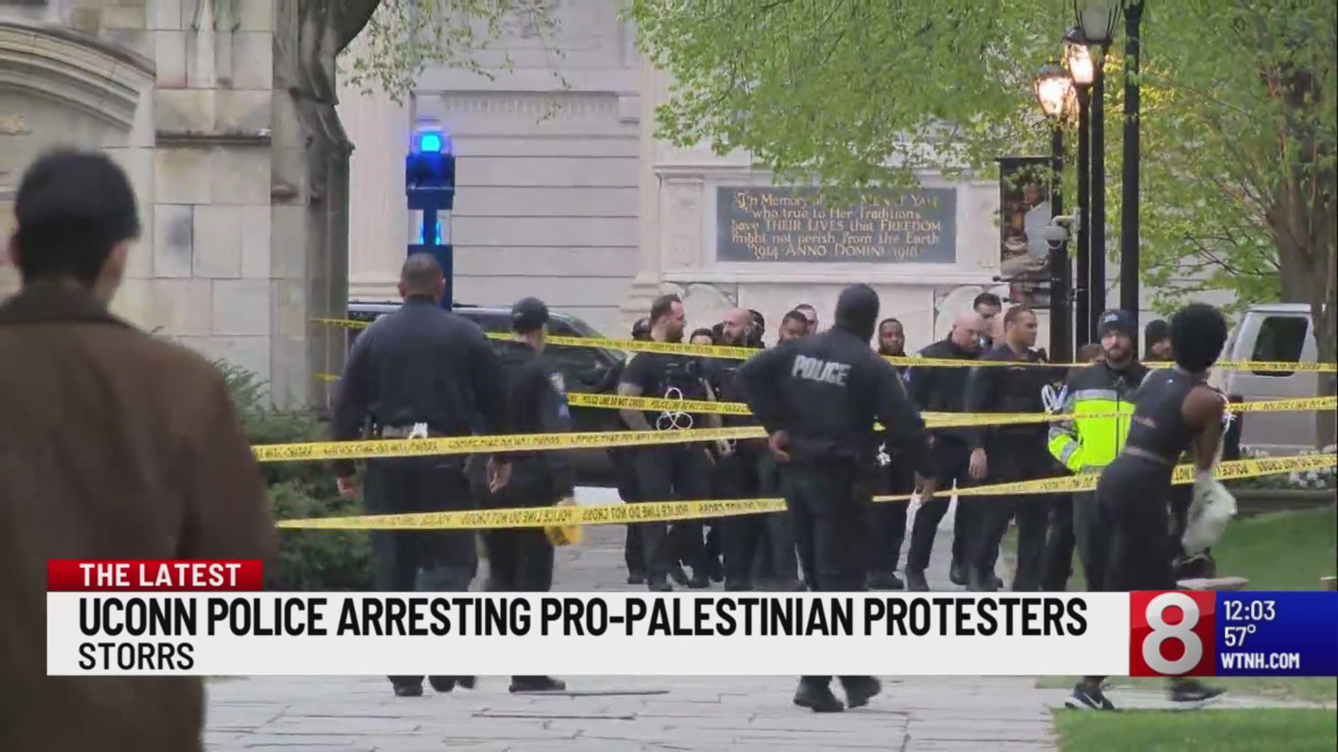 UConn police arrest protesters refusing to vacate encampments – WTNH.com