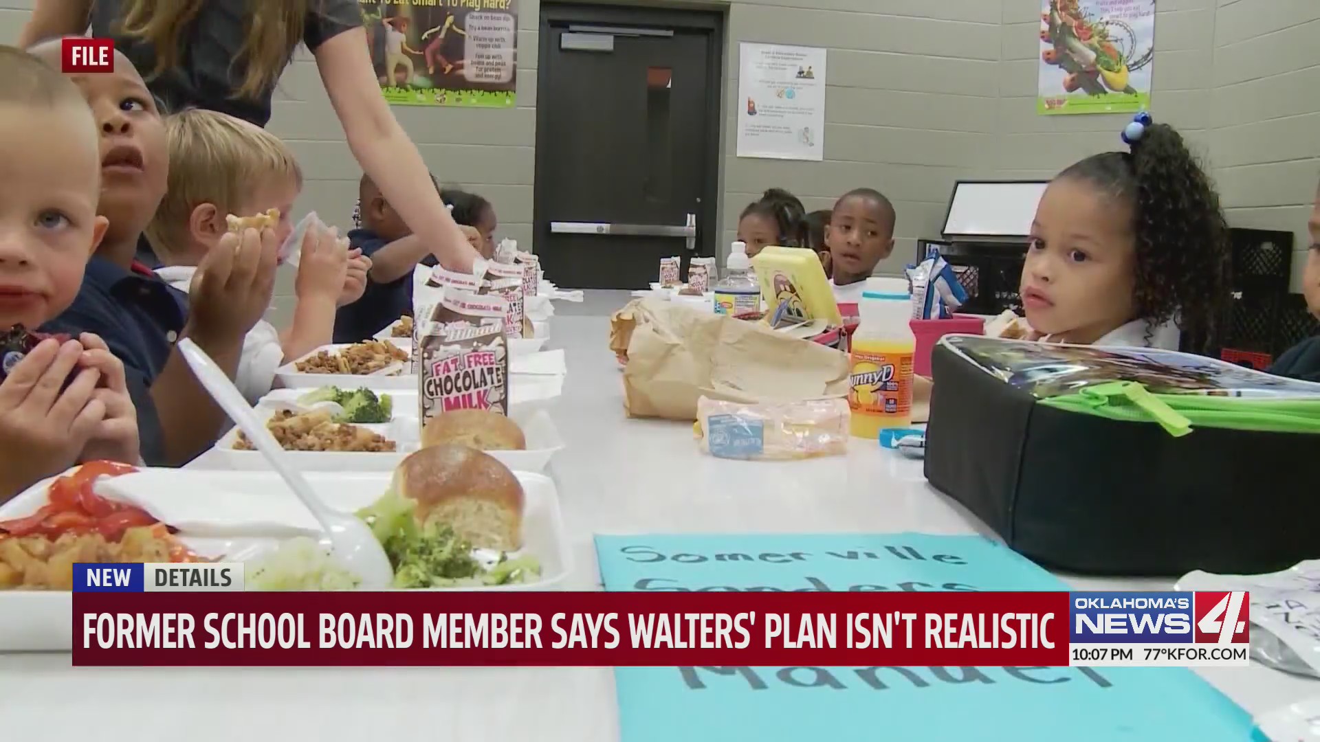 Former school board member says new school lunch plan by Walters isn’t ...