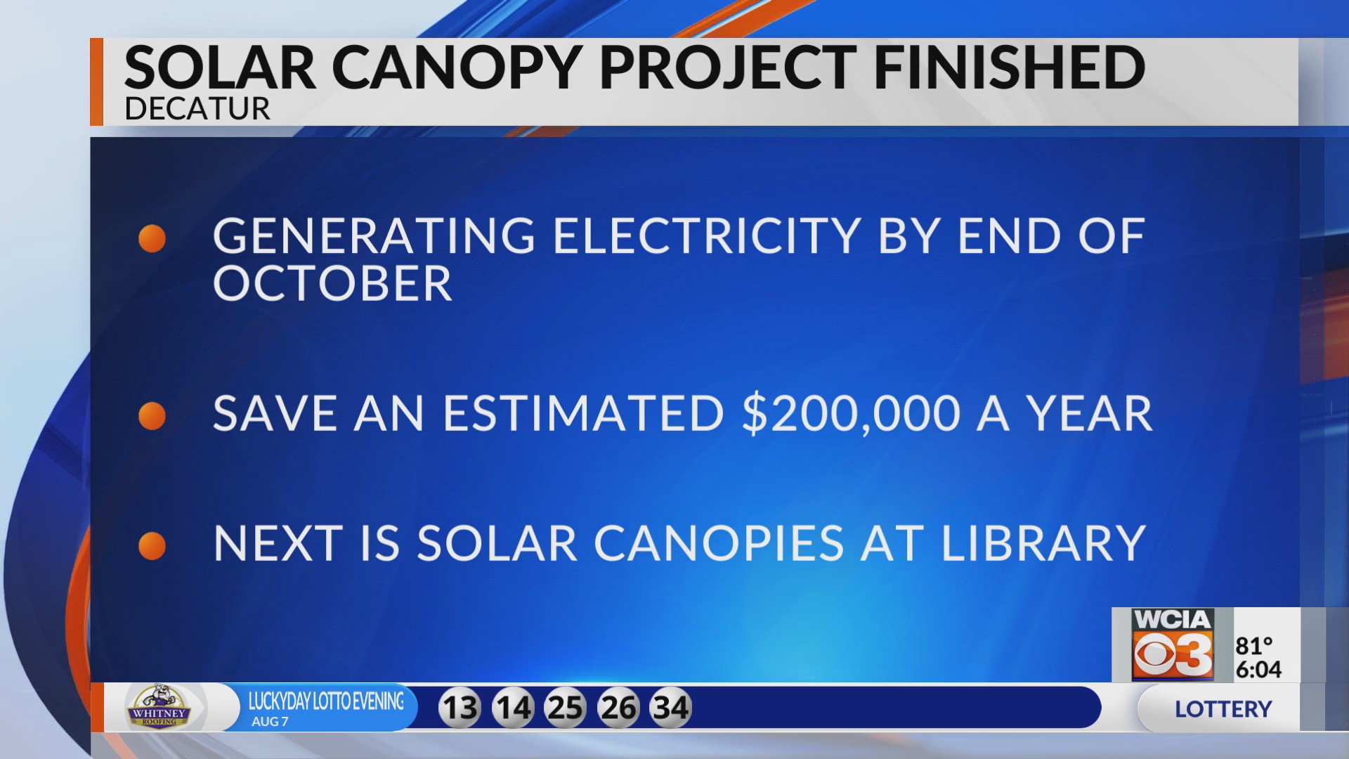 Solar canopy project reaching finish line at Decatur Civic Center ...
