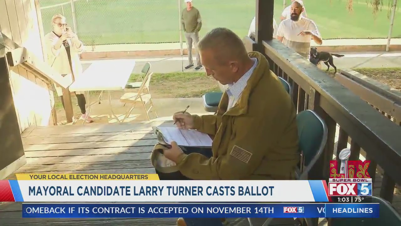 San Diego mayoral candidate Larry Turner casts ballot – FOX 5 San Diego ...