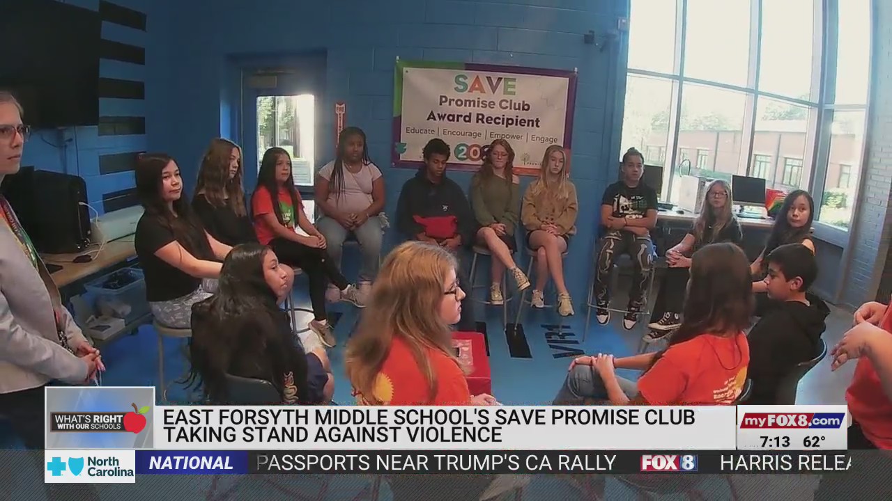 Triad middle school students taking stand against violence – FOX8 WGHP