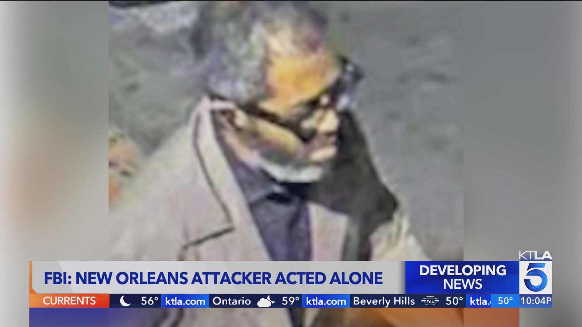 New Orleans attacker acted alone: FBI – KTLA