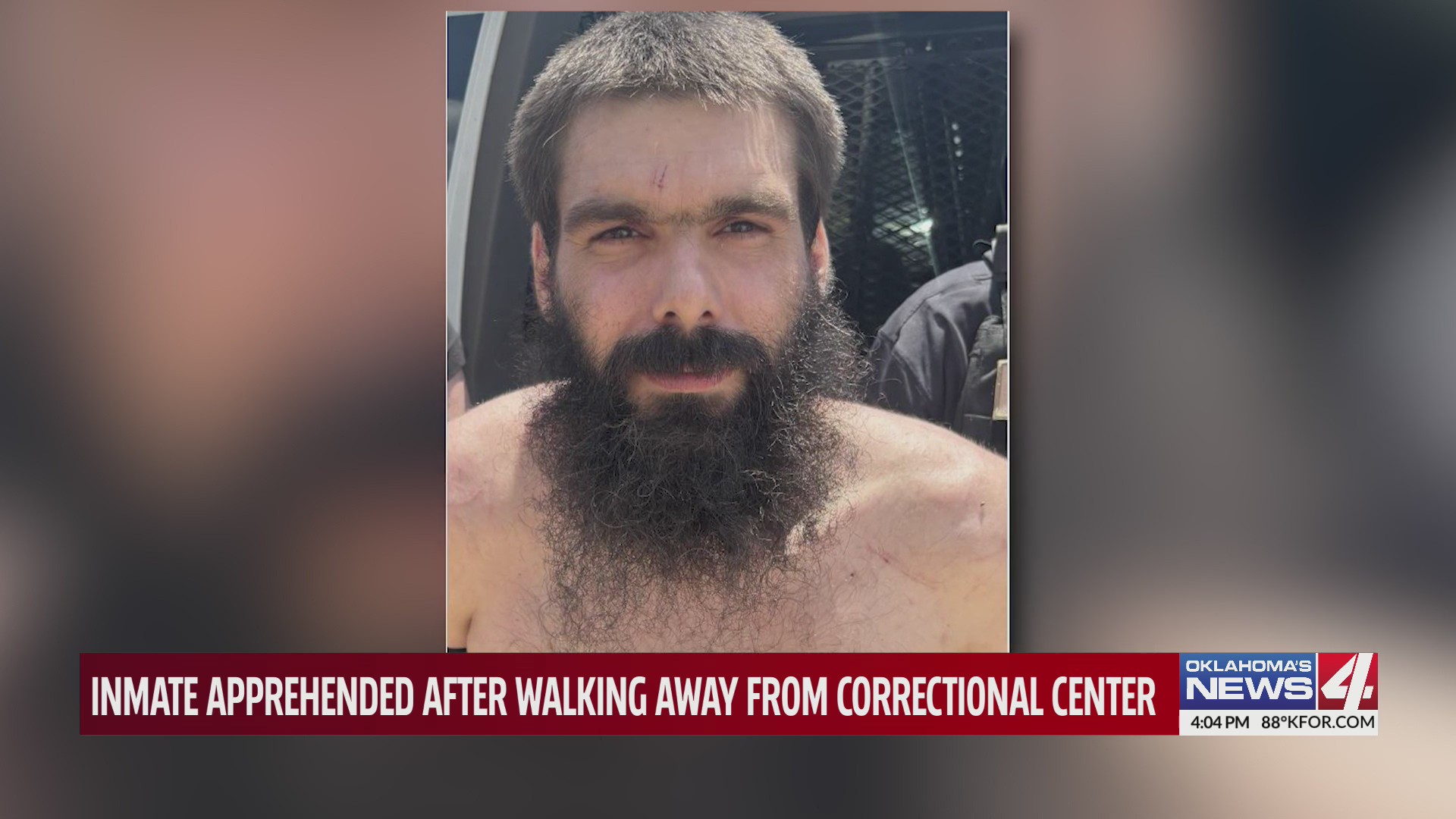 Inmate apprehended after walking away from correctional center – KFOR ...