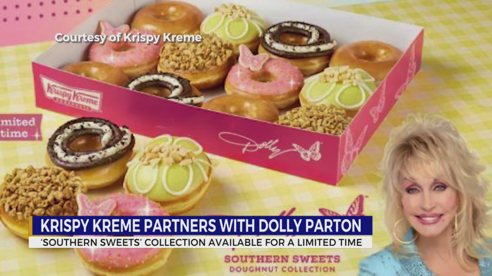 Krispy Kreme partners with Dolly Parton for ‘Southern Sweets ...