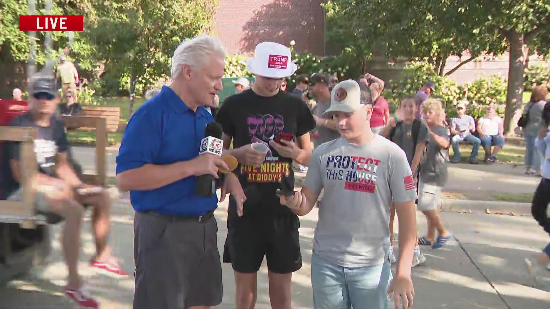 Ed Wilson live at the Iowa State Fair talking with boys – who13.com