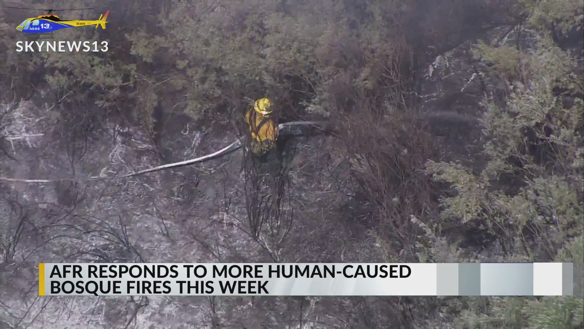 Albuquerque Fire Rescue responds to two fires in bosque near Tingley ...