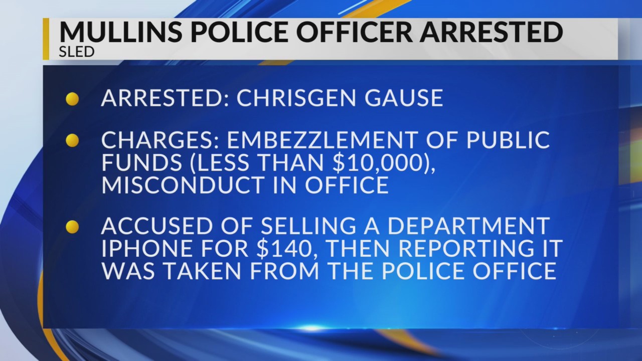 Suspended Mullins police officer previously misused cruiser and swore ...