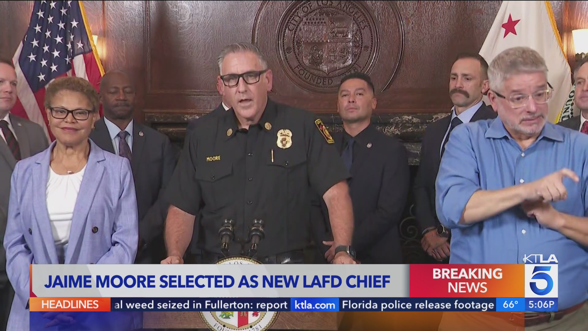 Mayor Bass appoints new Los Angeles Fire Department Chief – KTLA