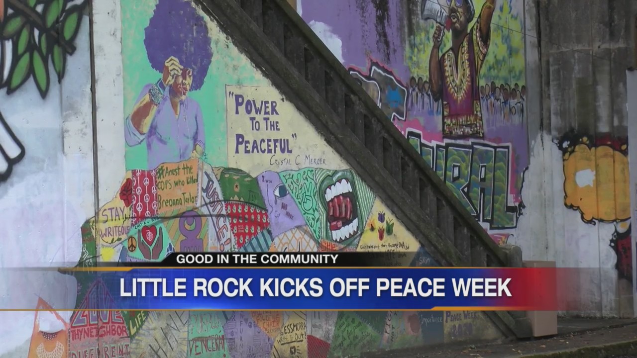 Little Rock kicks off Arkansas Peace Week with 7th Street Mural Project ...