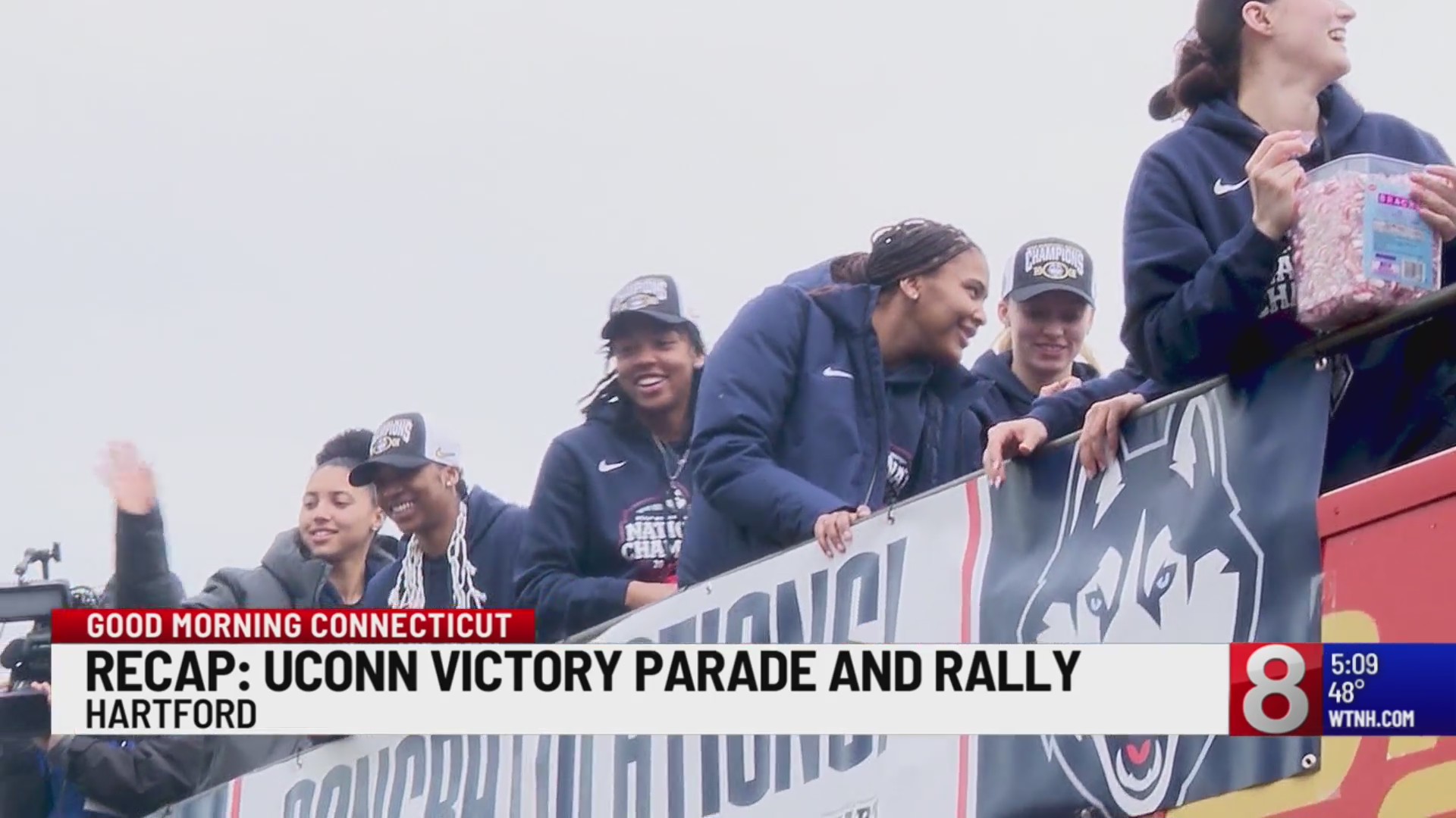 UConn holds victory parade and rally in Hartford – WTNH.com