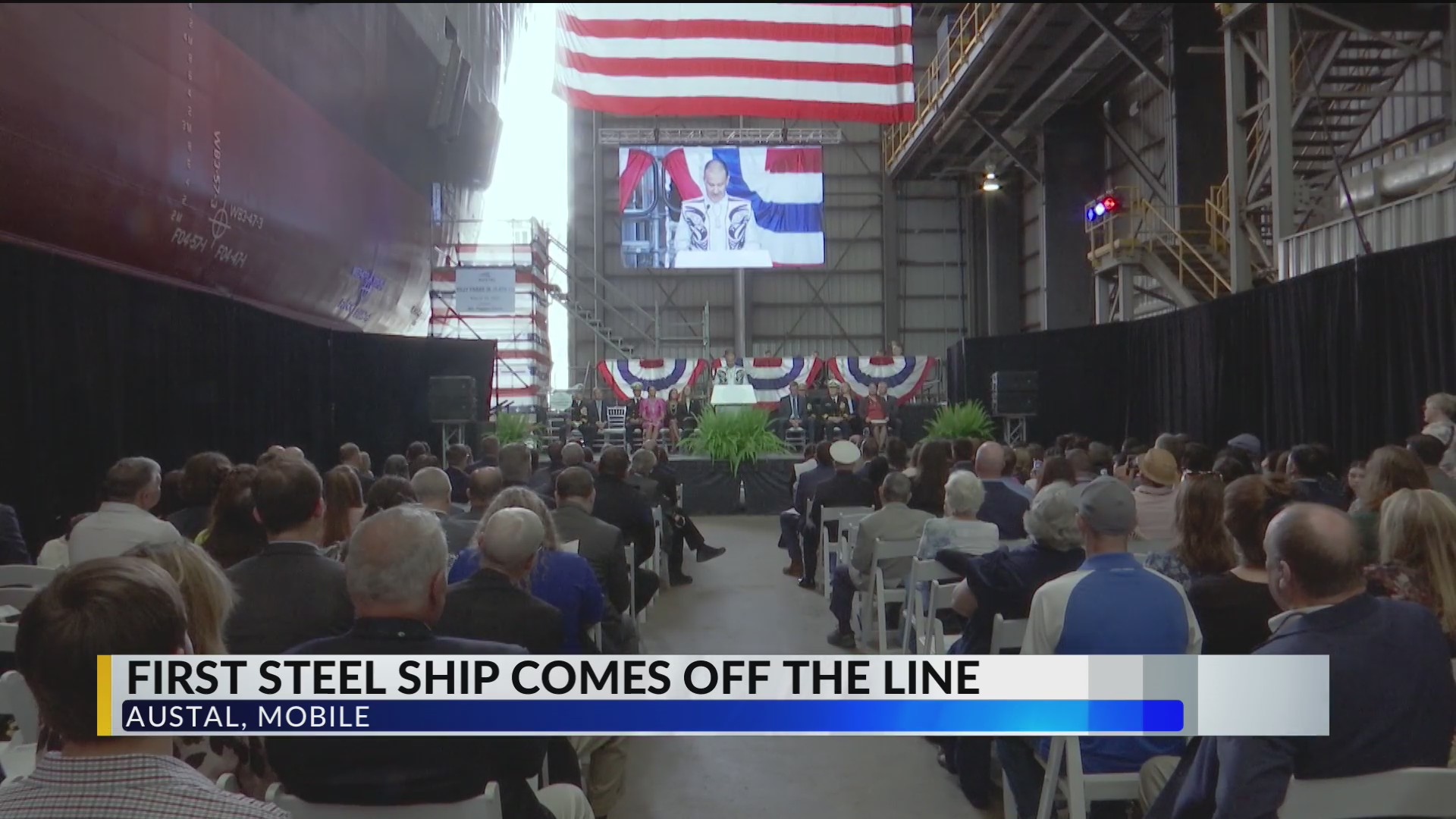 First steel ship comes off the line at Austal in Mobile – WKRG News 5