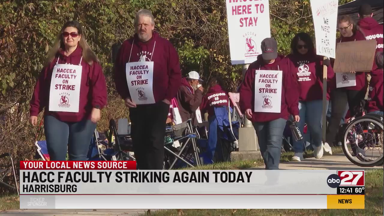 HACC faculty striking again on Tuesday – ABC27