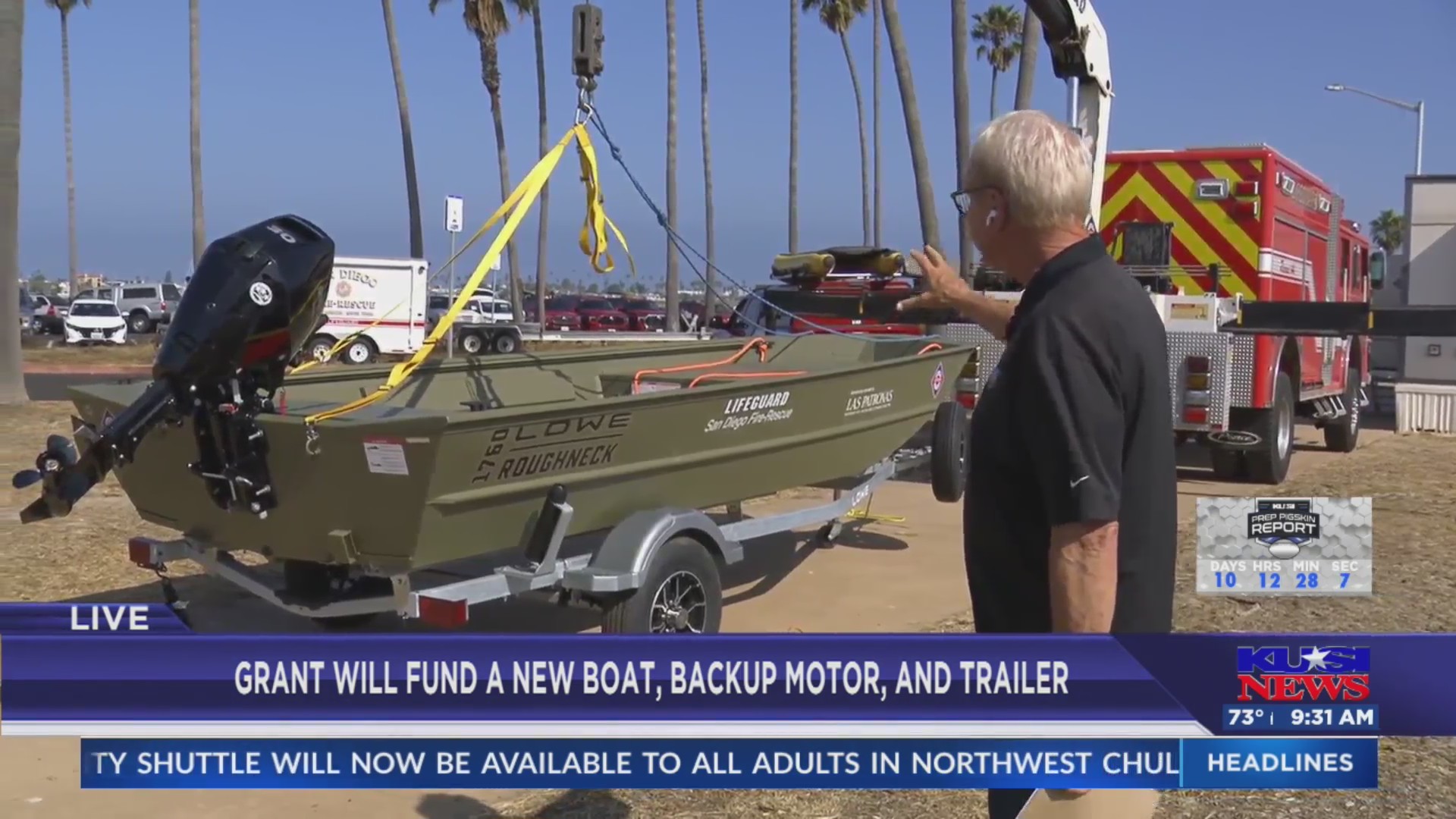 SDFD receives $20K grant for new Jon boat, backup motor and trailer ...