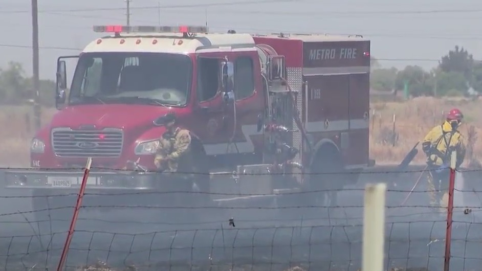 Northern California crews battle several fires amid dry and windy ...