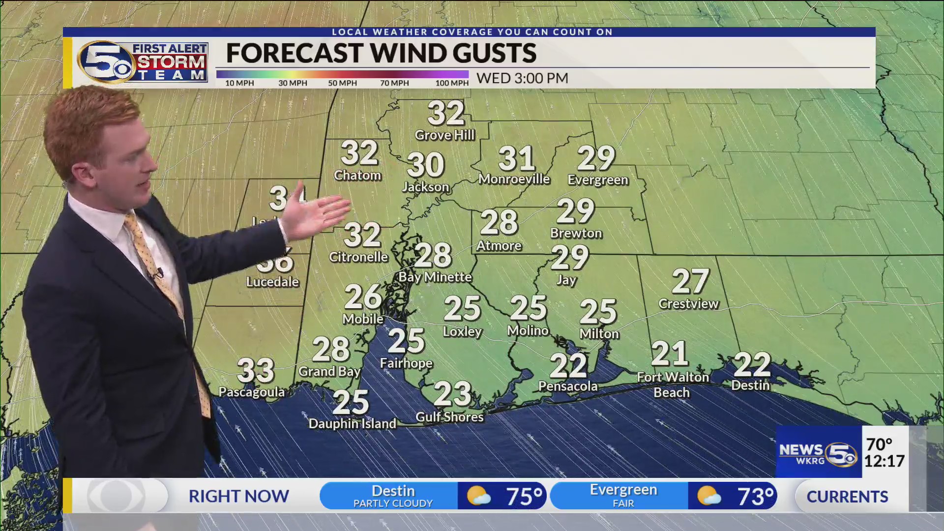 Noon Tues Main Weather – WKRG News 5