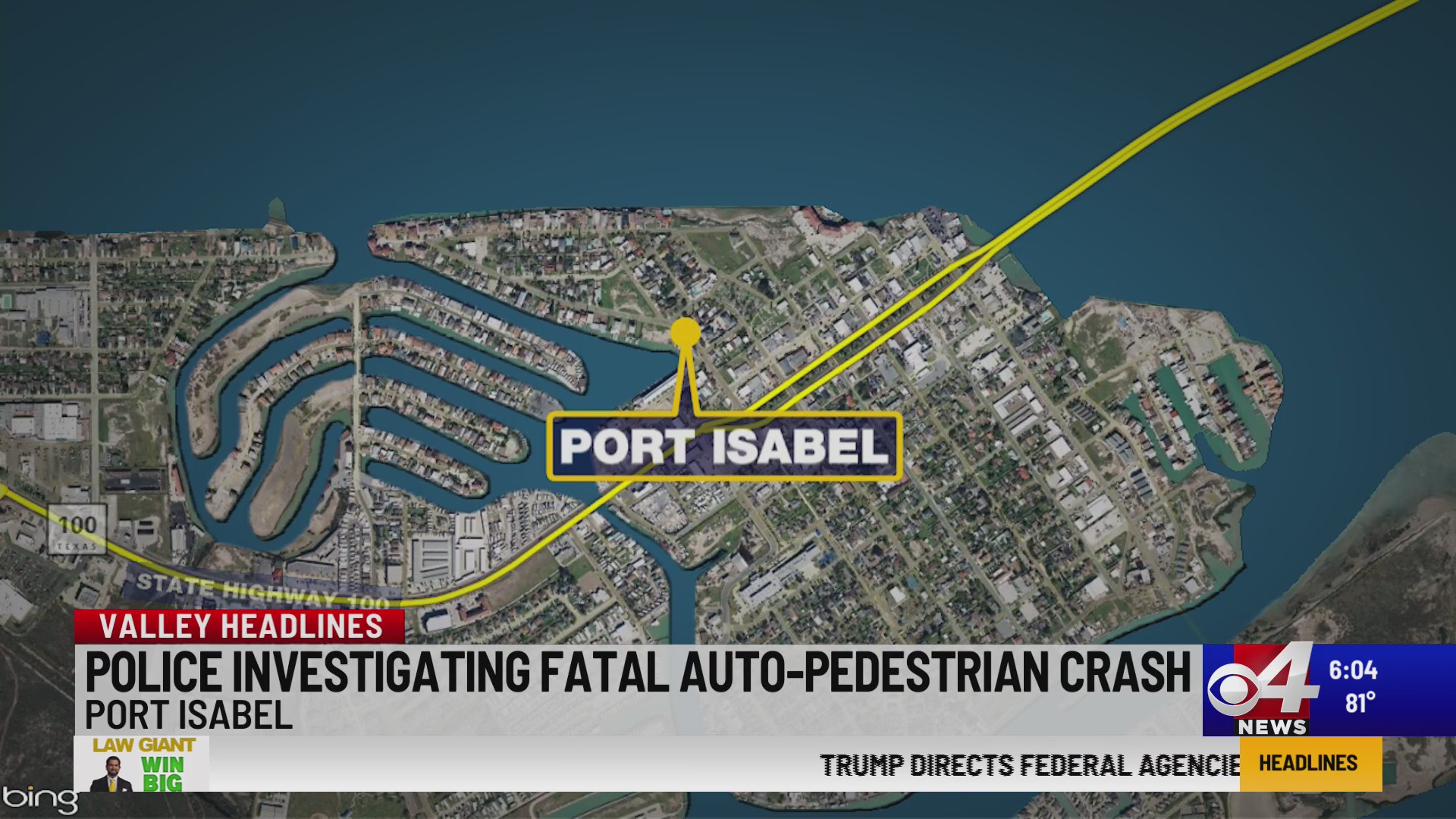 Port Isabel Police investigating fatal auto-ped crash – KVEO-TV