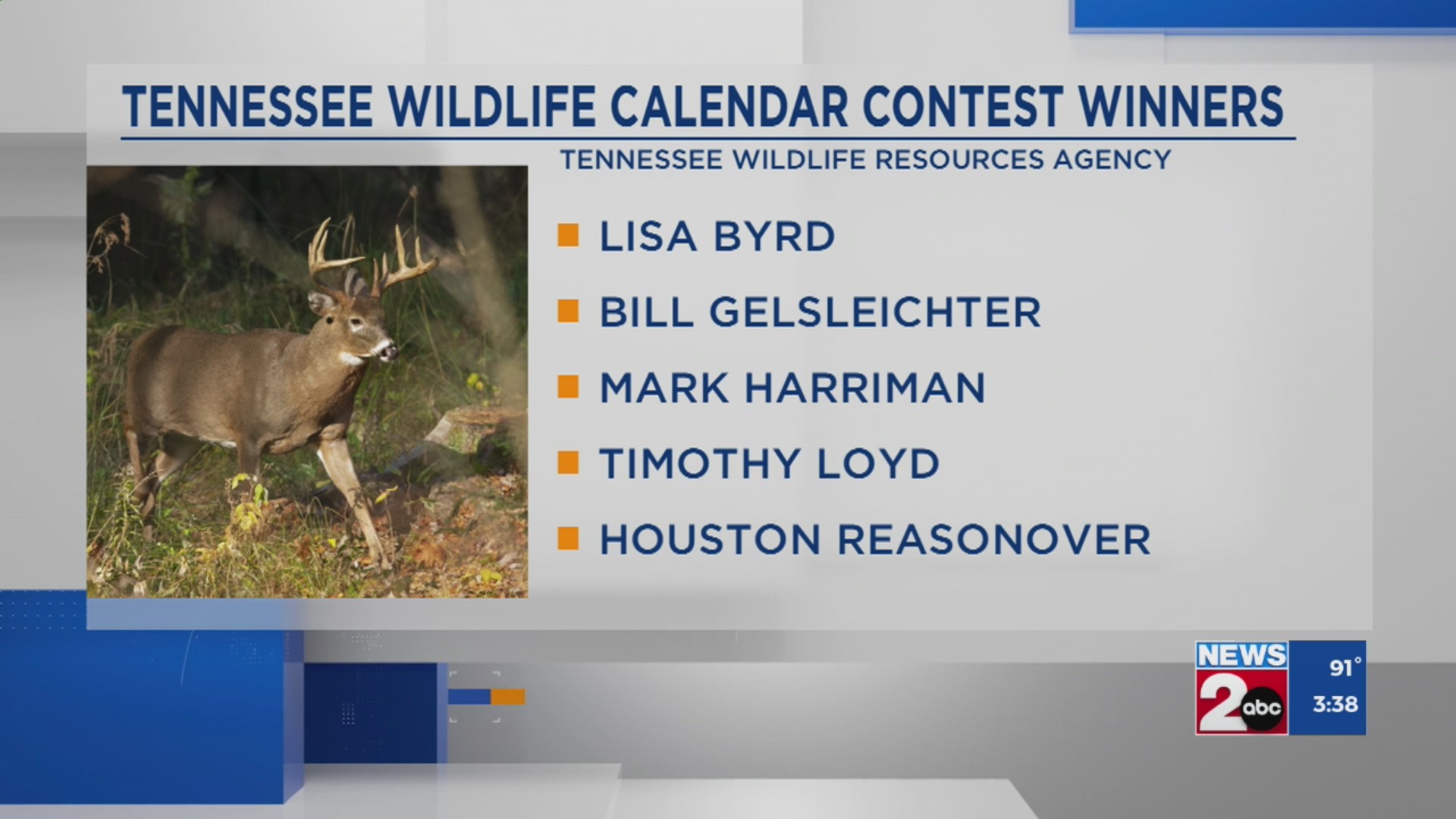 TWRA’s Tennessee Wildlife calendar contest winners – WKRN News 2