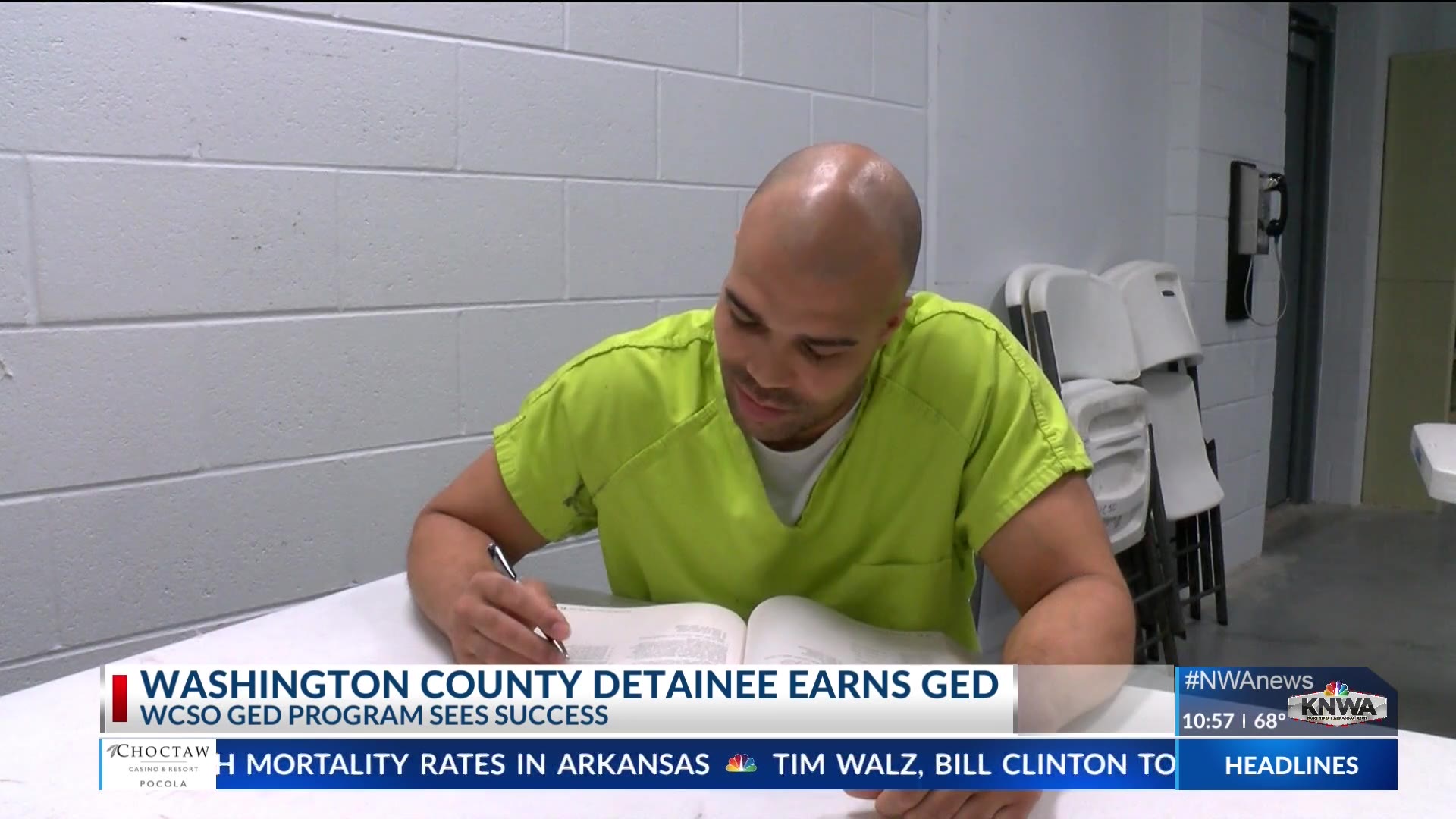 WSCO RECOGNIZING AND CELBRATING THE FIRST DETAINEE TO RECIEVE HIS GED ...