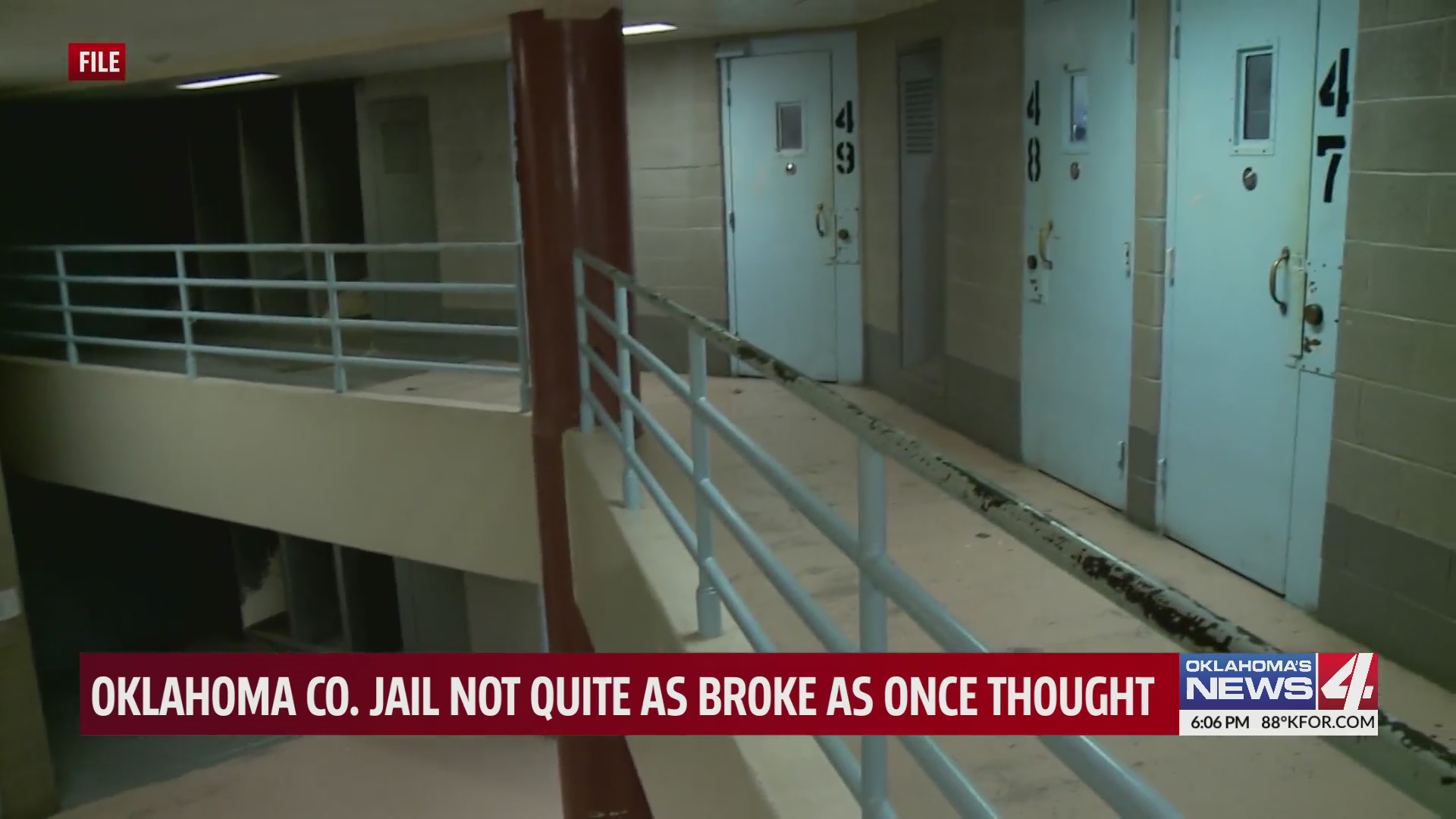 Oklahoma co. jail not quite as broke as once thought – KFOR.com ...