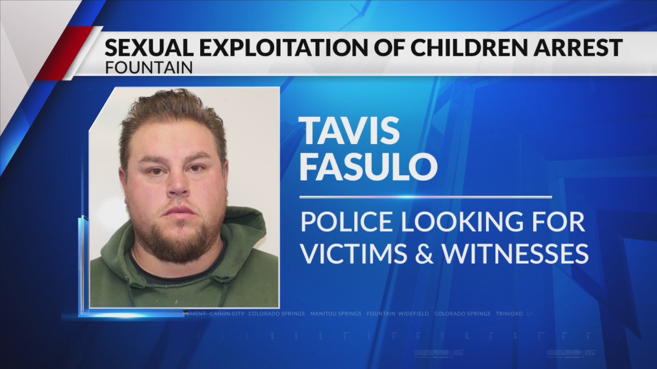 Fountain man arrested for alleged sexual exploitation of children ...