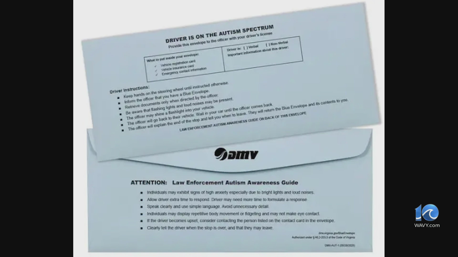 Va. DMV program to help those with autism – WAVY.com