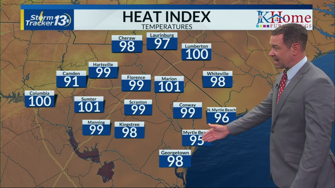 Hot and humid with afternoon storms – WBTW
