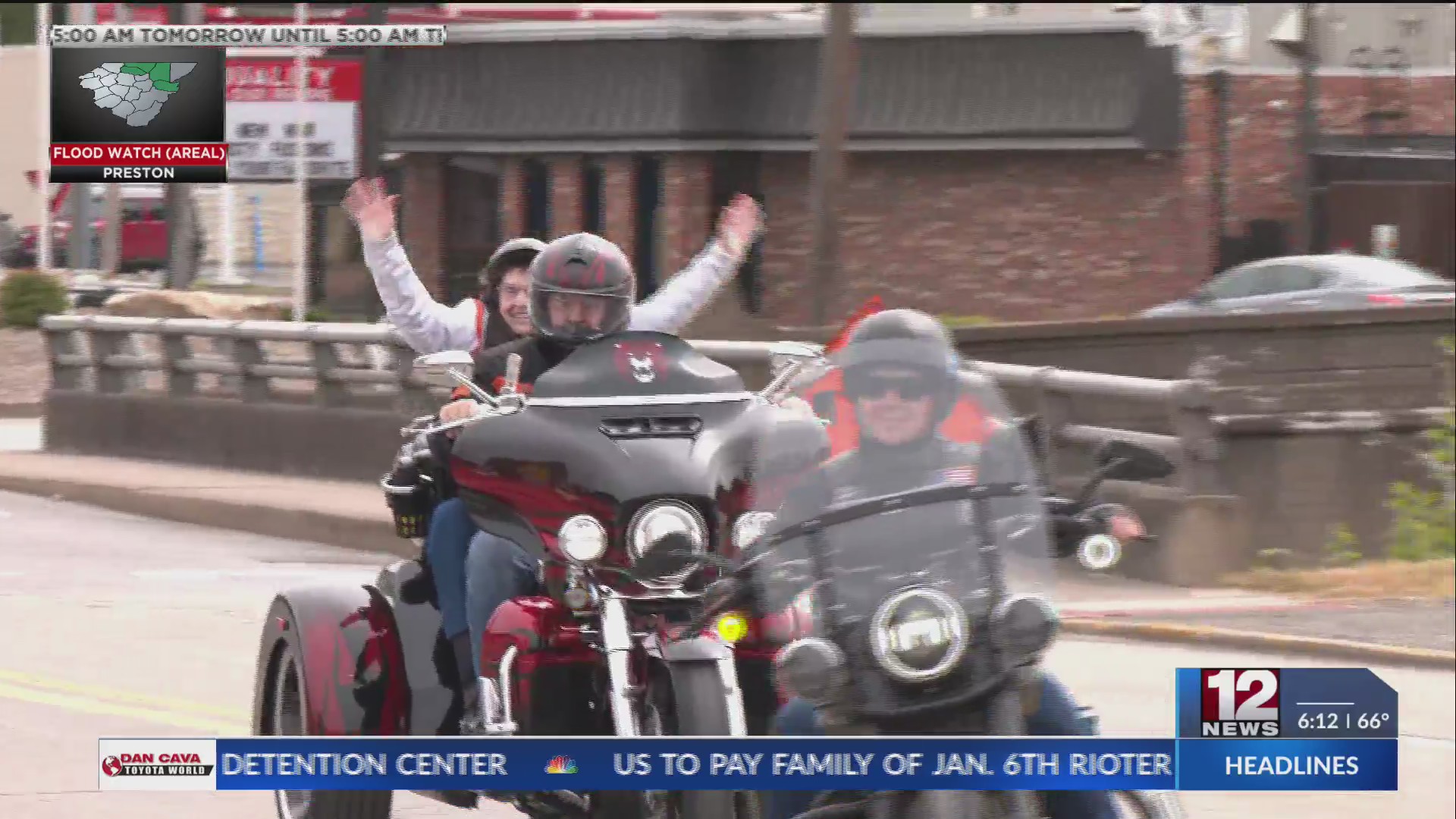 Harrison County woman gets motorcycle ride for her 90th birthday – WBOY.com