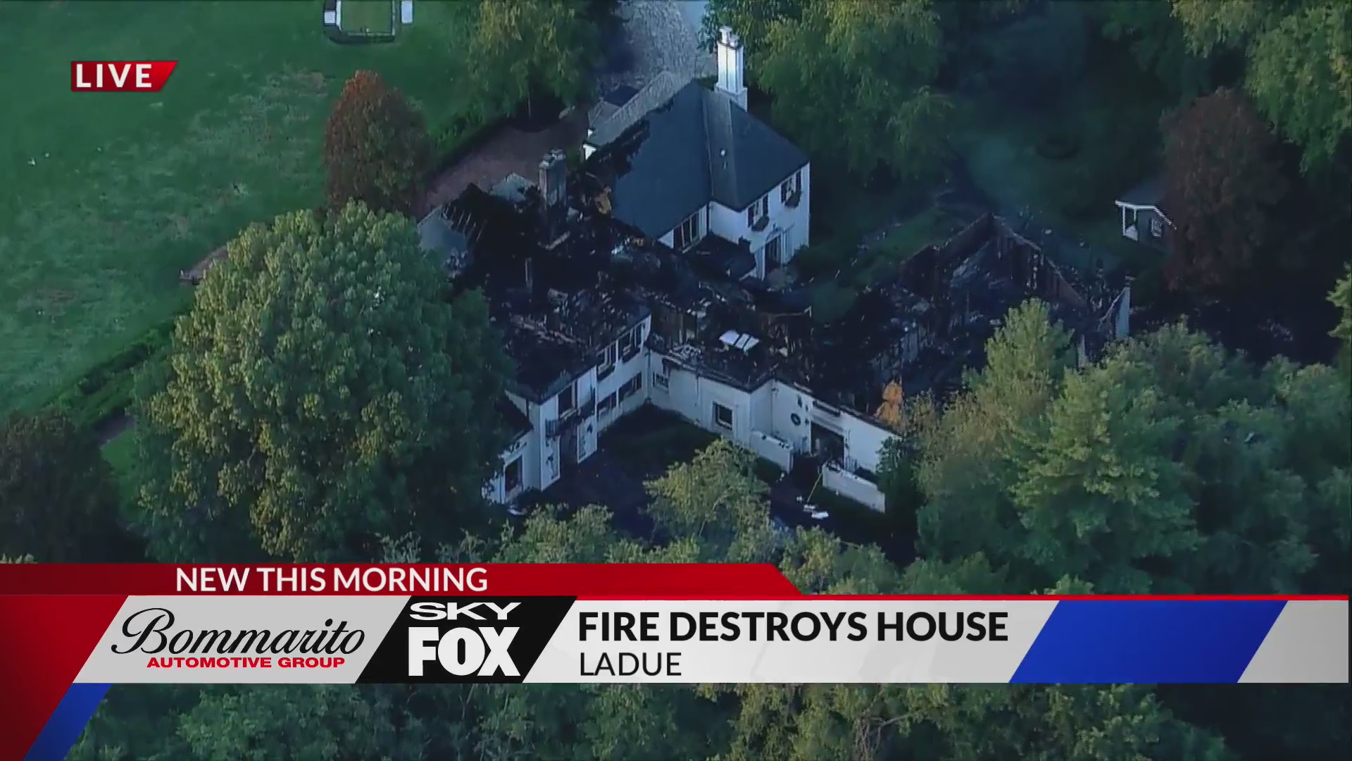 Large Ladue home left destroyed after overnight fire – FOX 2