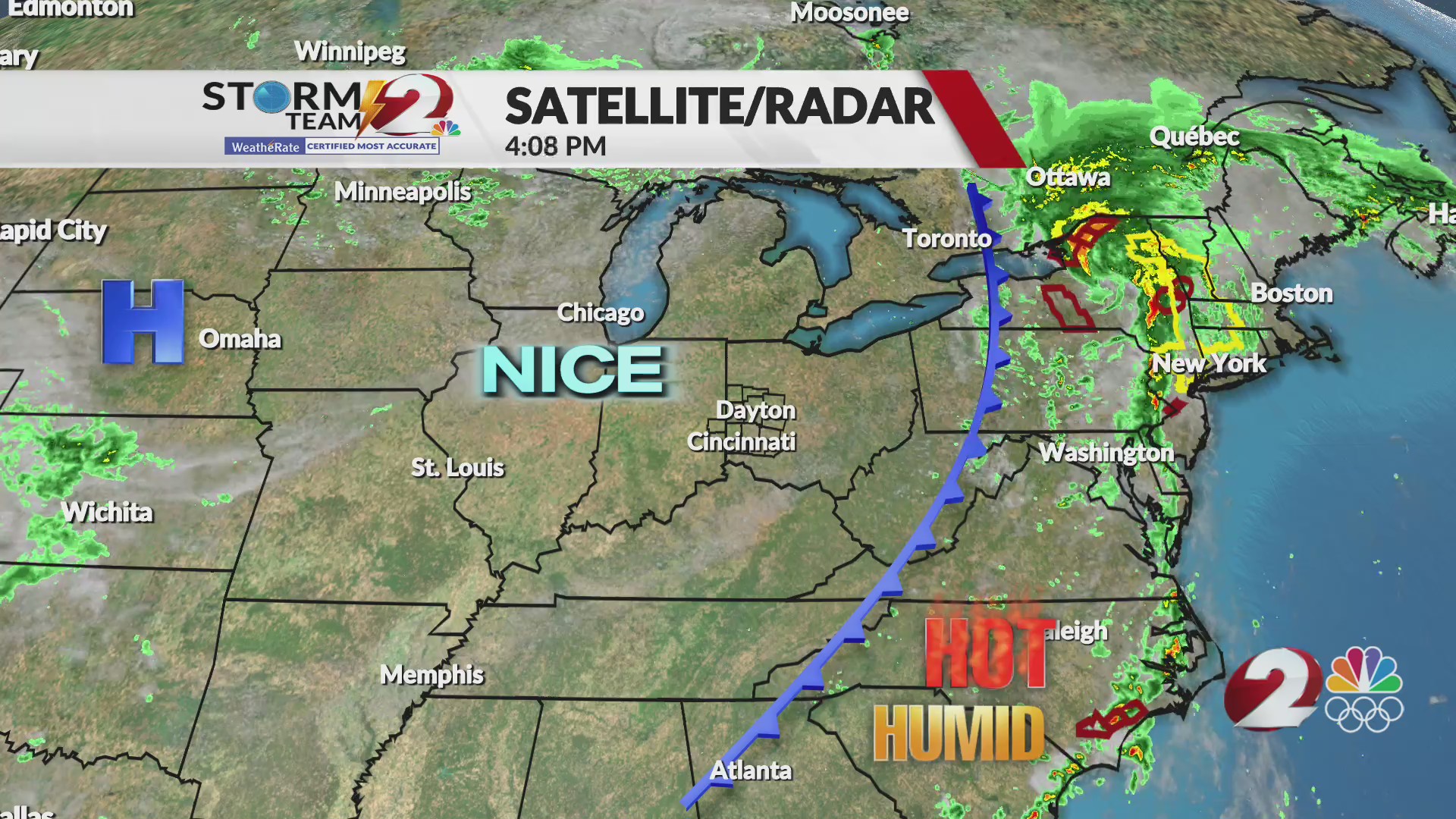 Today’s Miami Valley Forecast: 8/9/24 – WDTN.com