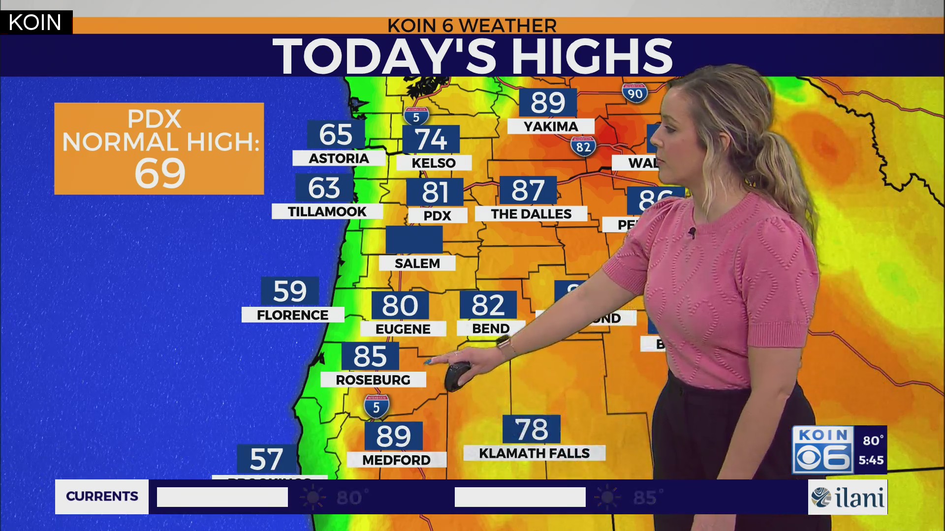 Weather forecast: Cooler, increasing clouds Monday in PDX – KOIN.com