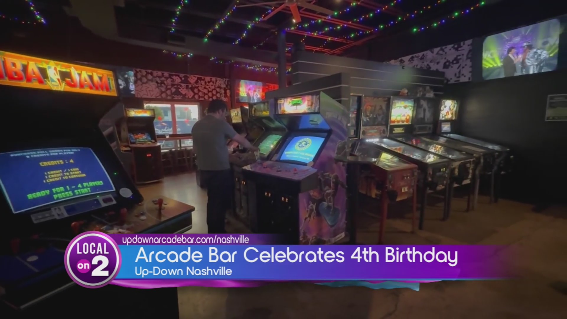Up-Down Arcade Bar: Celebrating 4 Years! – WKRN News 2