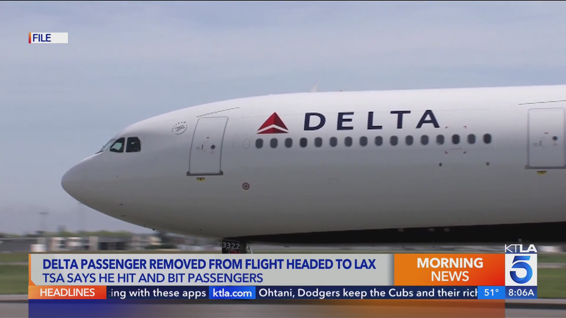 Passenger on LAX-bound flight accused of attacking another passenger – KTLA