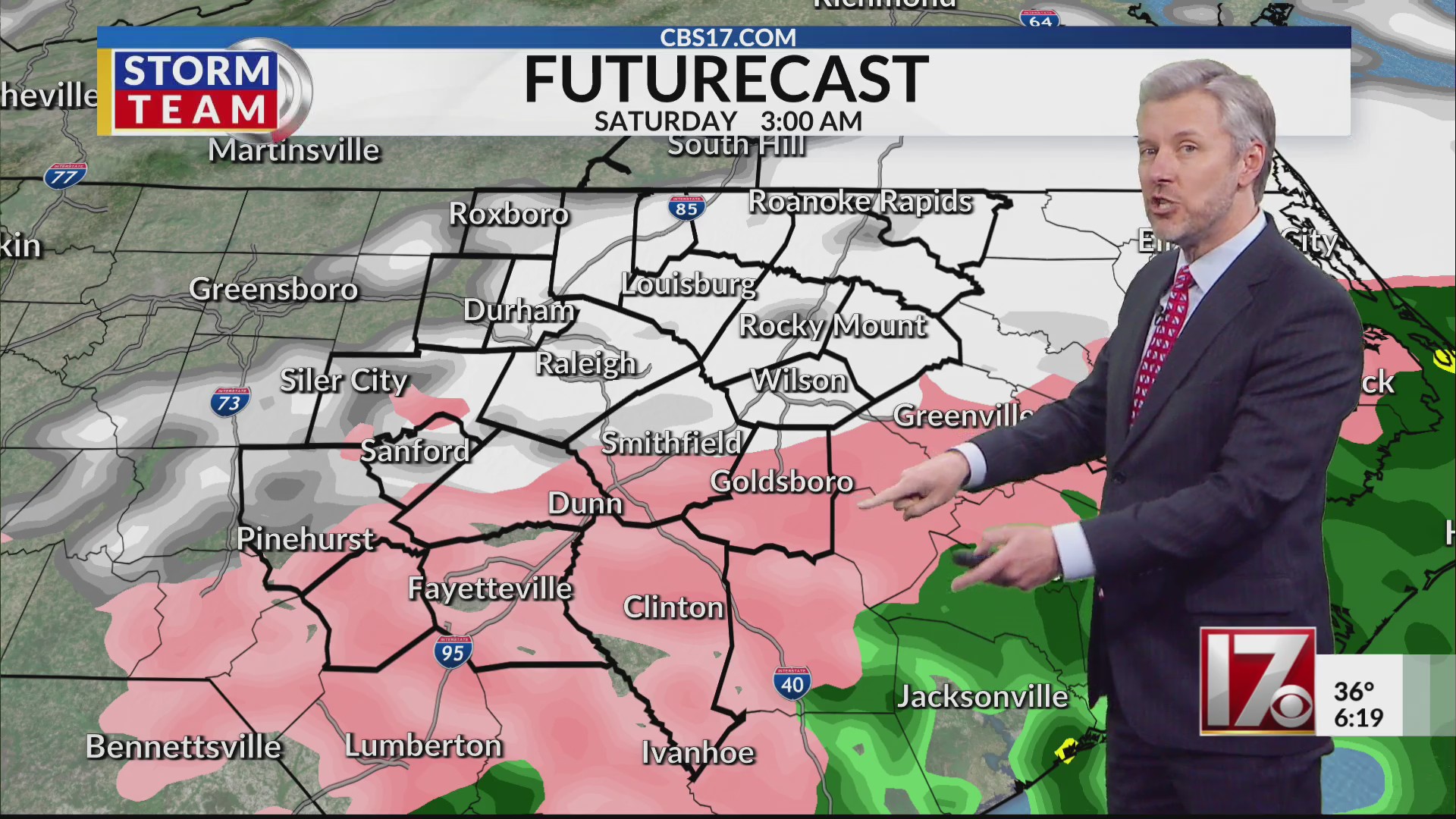 Timing out winter weather threats in NC this weekend – CBS17.com