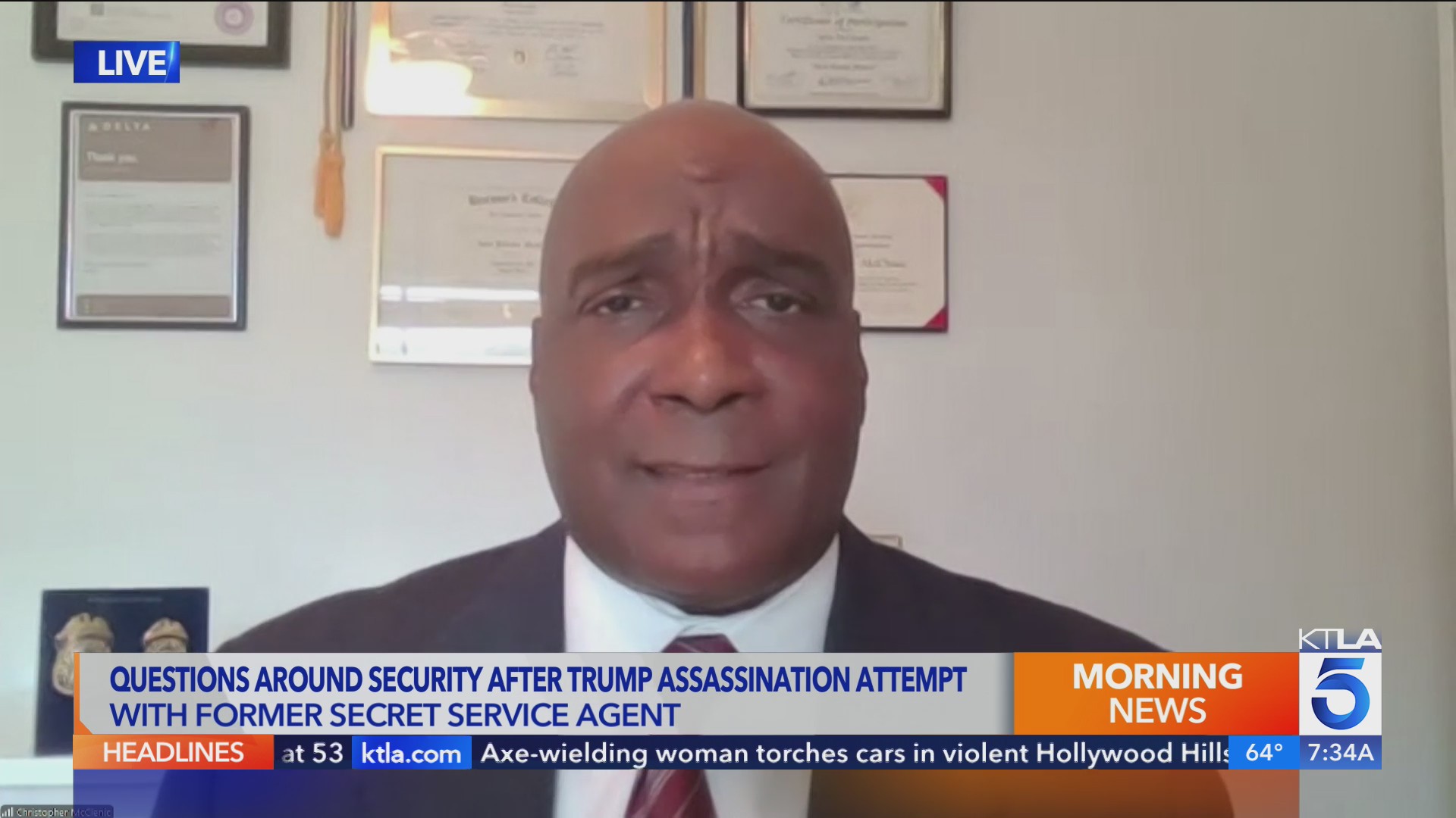 ‘Impossible’ Secret Service didn’t know about rooftop: Former agent – KTLA