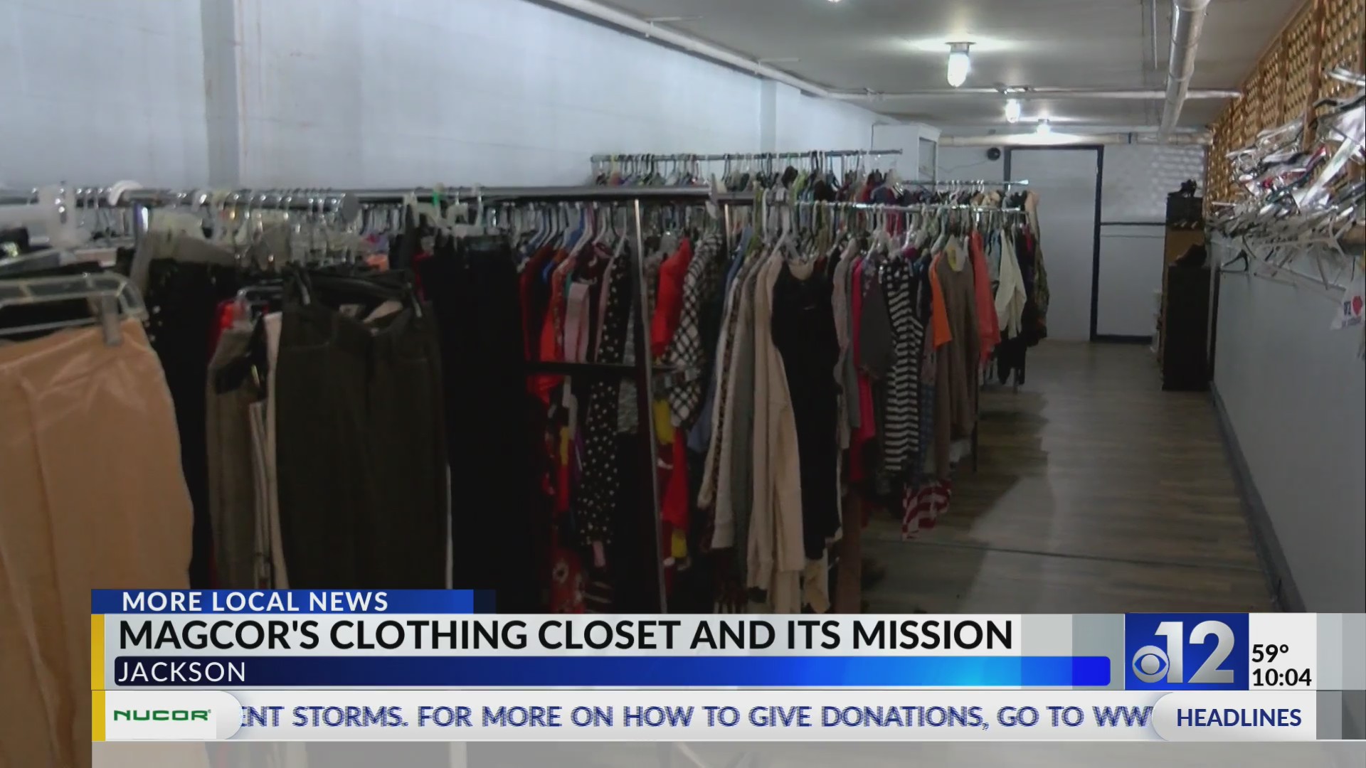The mission of MAGCOR’s Clothing Closet – WJTV