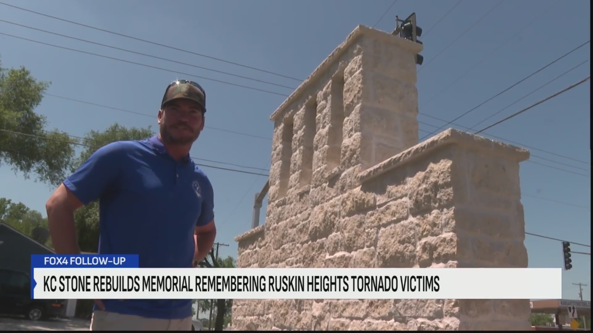Company rebuilds Ruskin Heights tornado memorial – FOX 4 Kansas City ...