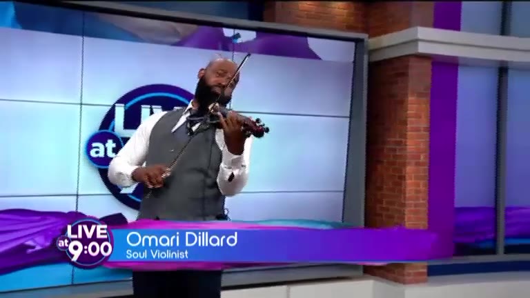 Performance by Soul Violinist Omari Dillard on Live at 9 (Part 3 of 3 ...