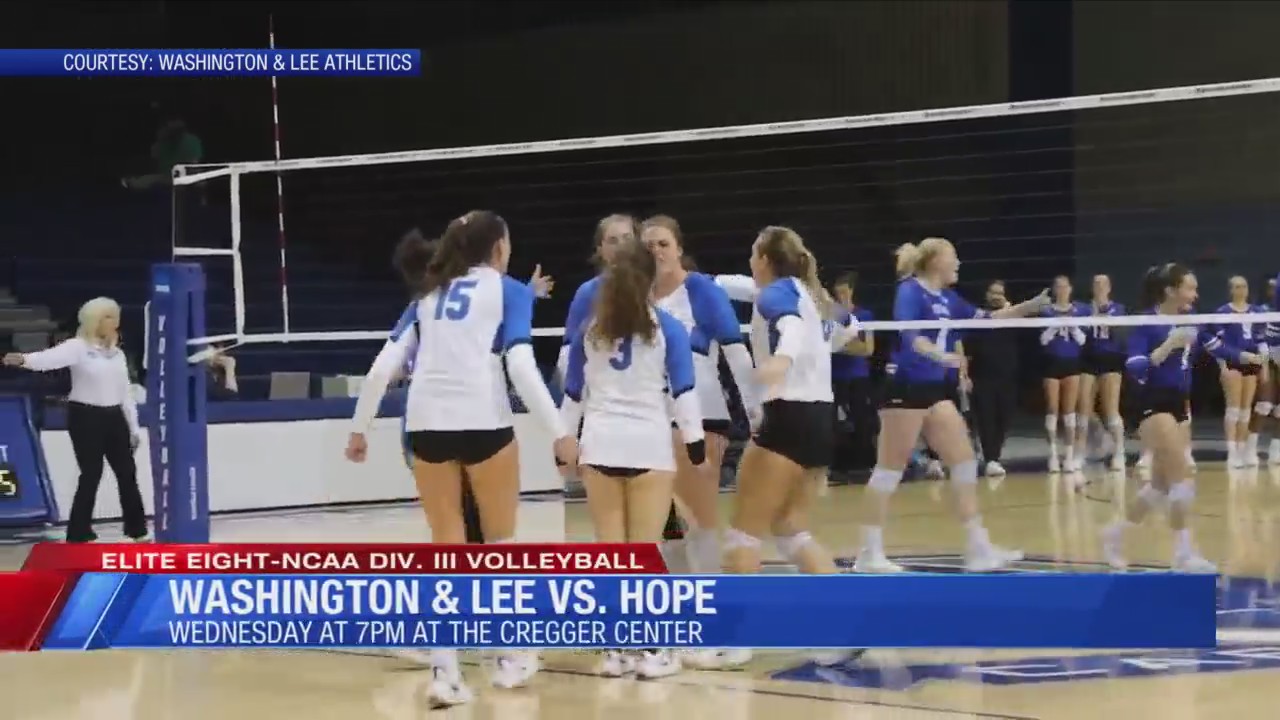 Washington & Lee volleyball in their first ever NCAA Division III Elite ...
