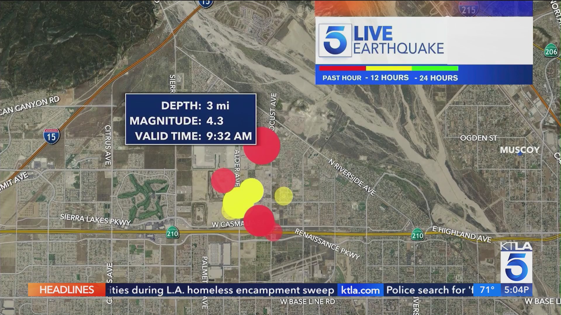 4.3 magnitude earthquake rattles Inland Empire in SoCal – KTLA
